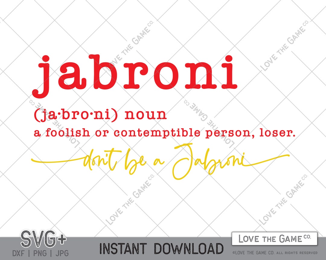 Funny Jabroni Definition Don't Be a Jabroni Kansas City Football Shirt ...