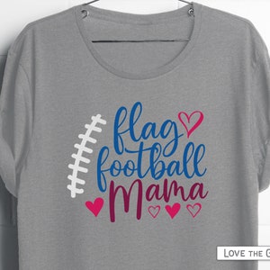 Girls Flag Football Mama SVG - Etsy