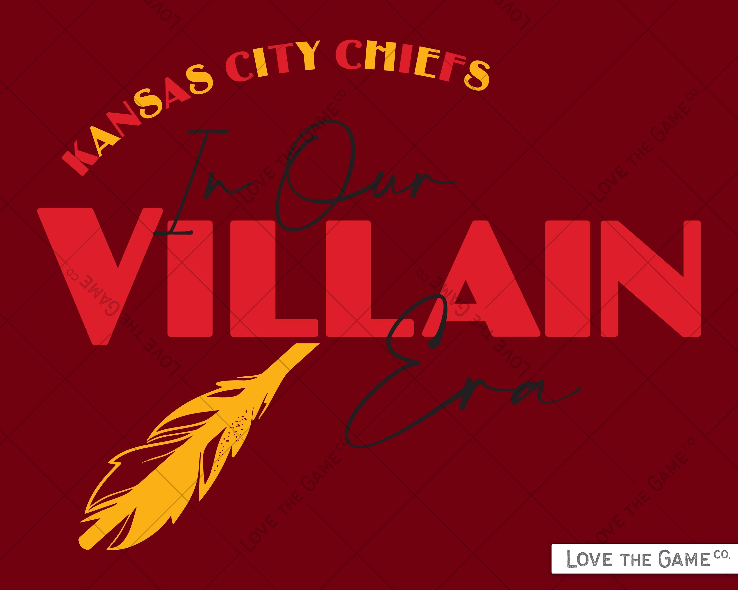 Kansas City Football Chiefs Villain Era SVG Cut Files - Etsy
