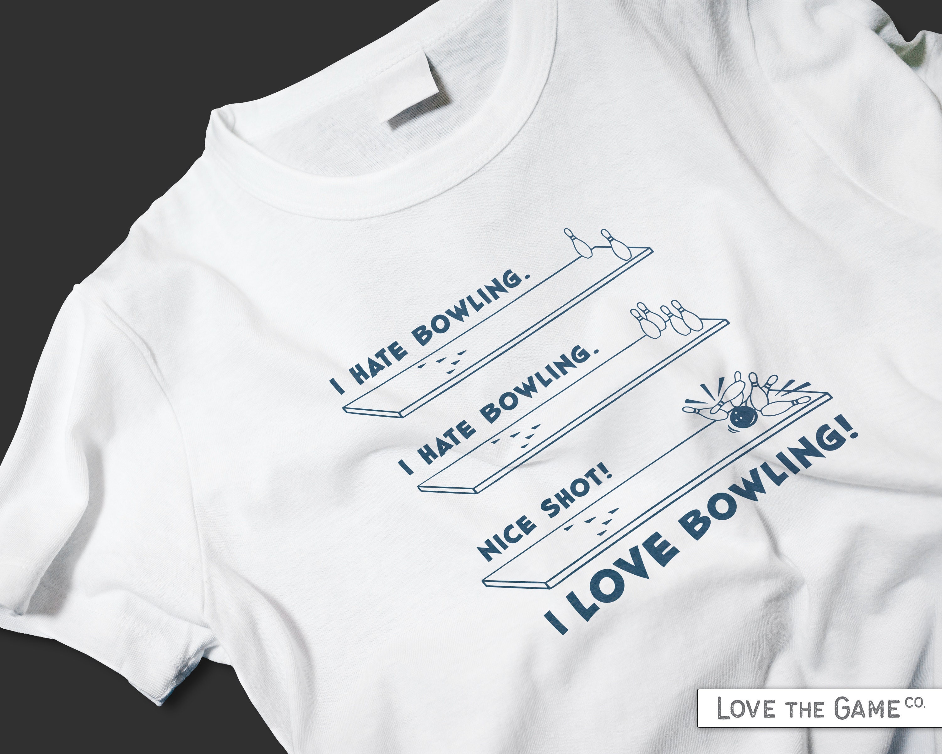 I Hate Bowling I Love Bowling SVG - Etsy