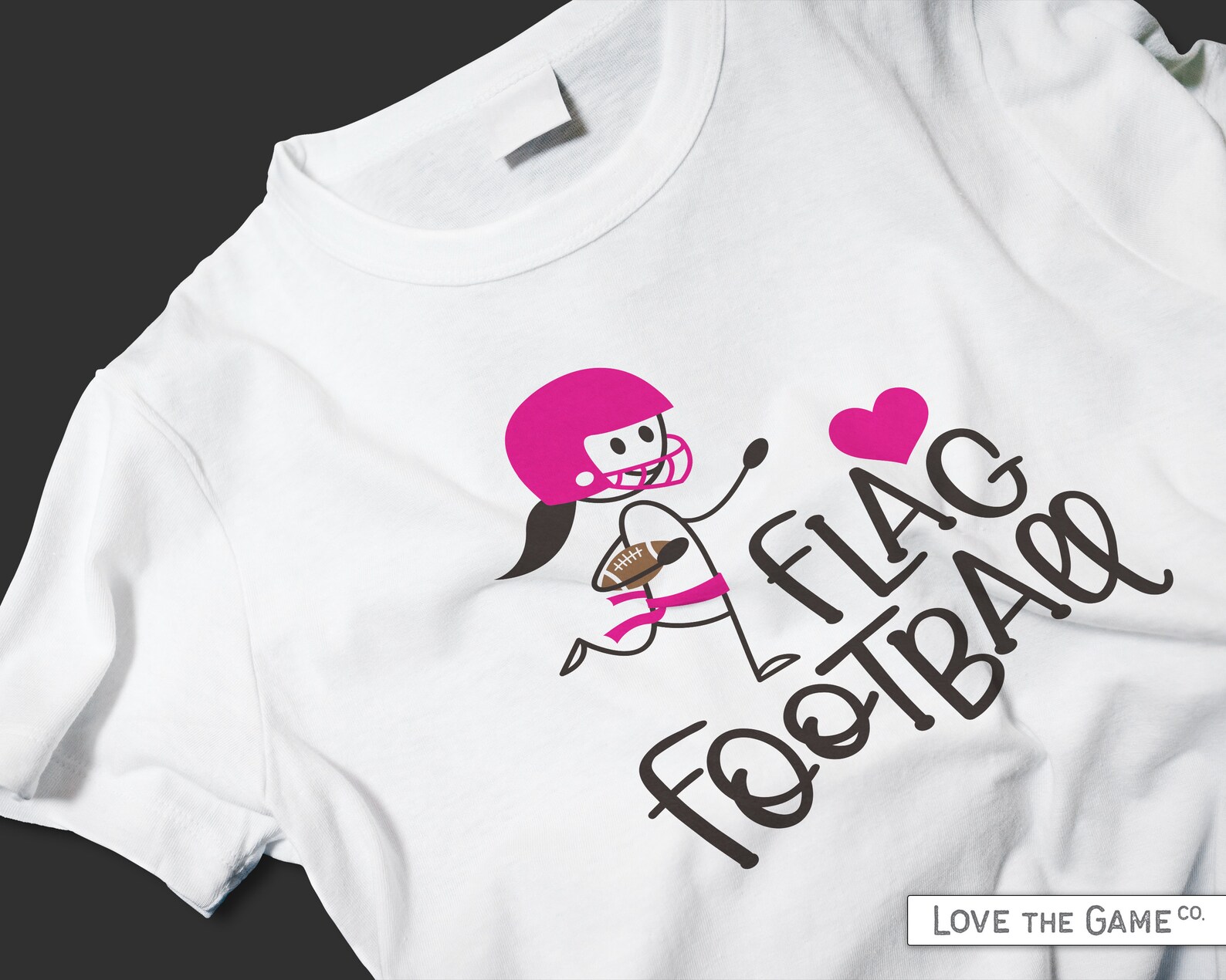 Cute Flag Football Girl Stick Figure SVG - Etsy