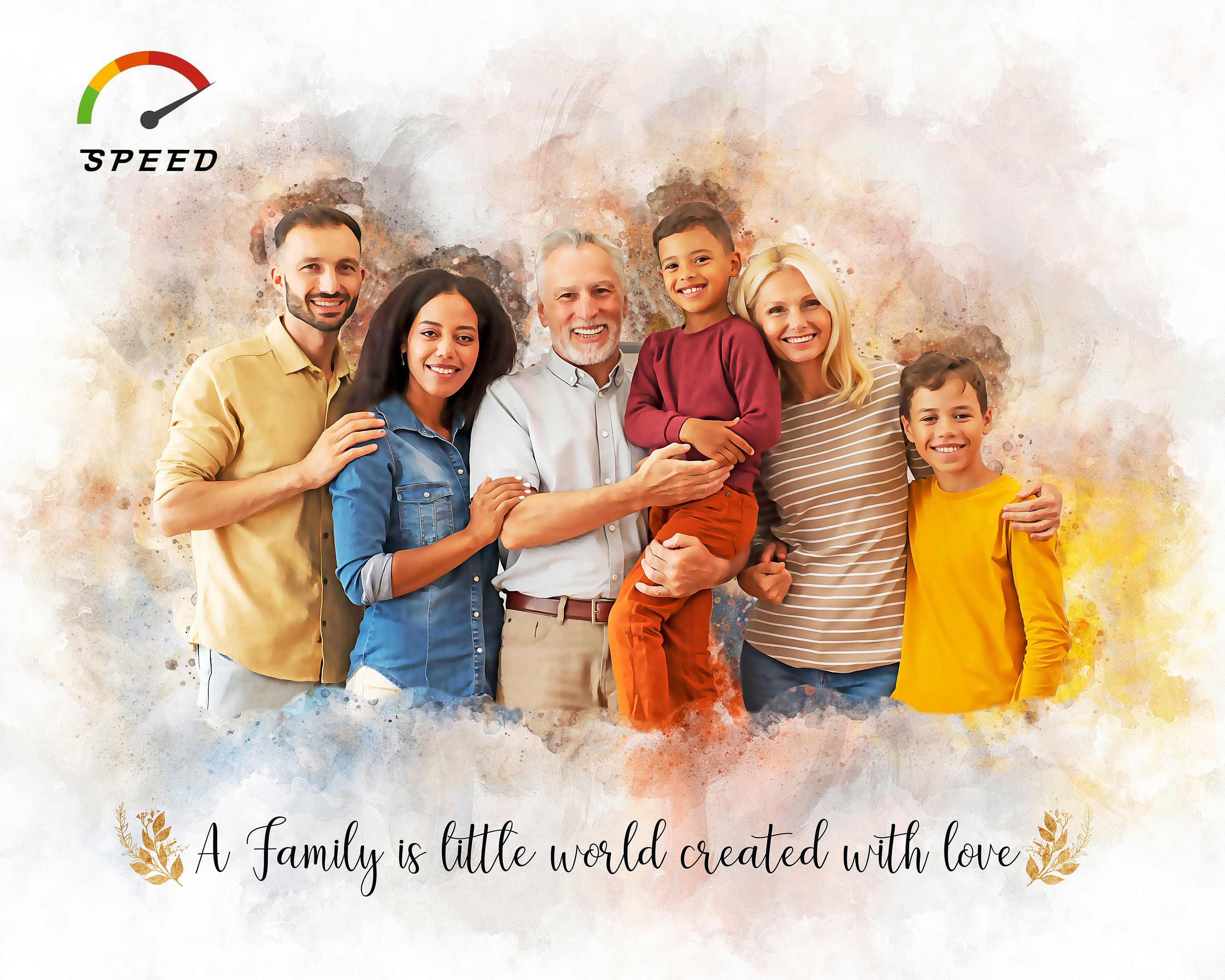 Add Loved One to Photo, Family Portrait From Different Photos, Combine ...