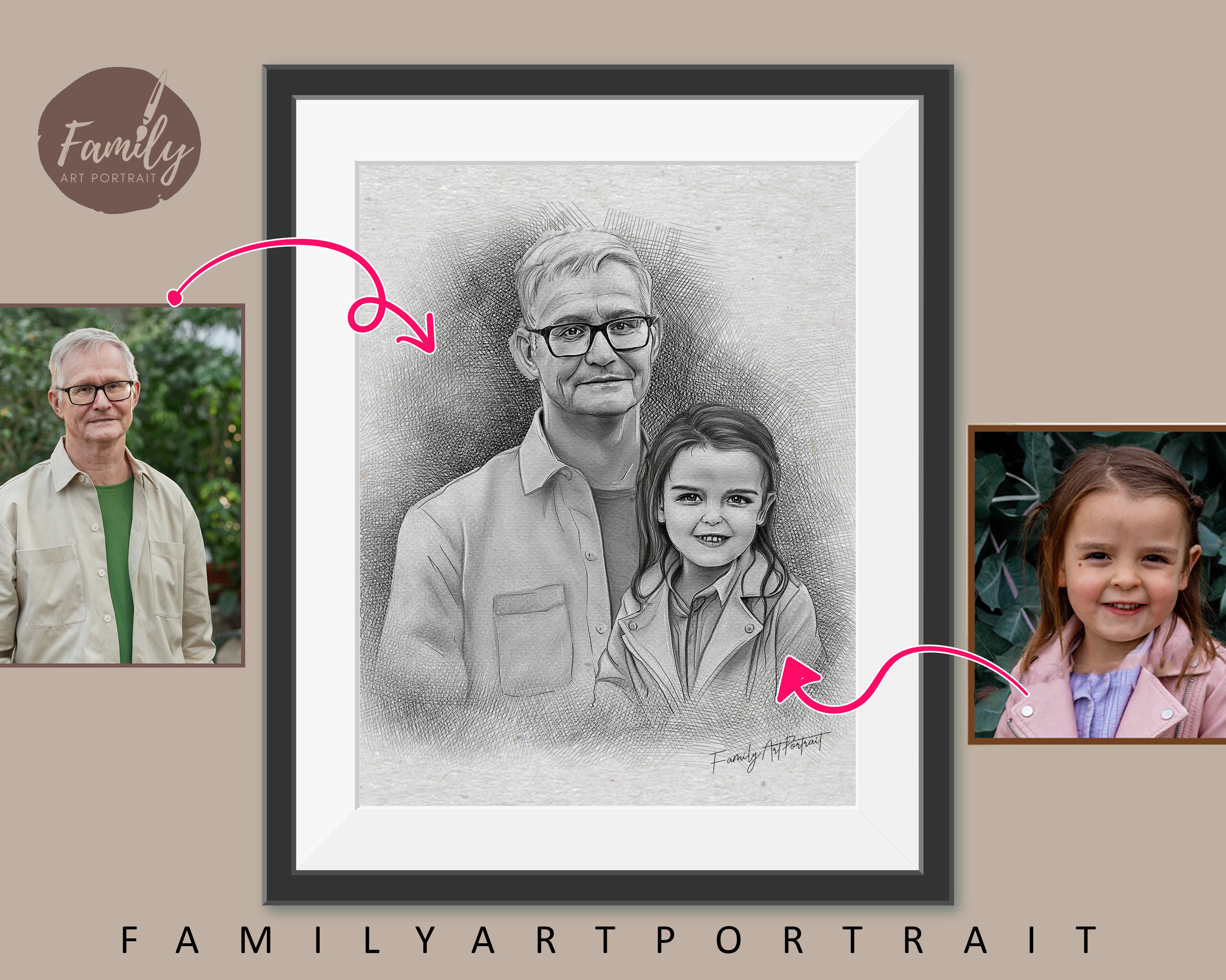 Realistic Photos Merge, Add People to Photo, Pencil Drawing, Add ...