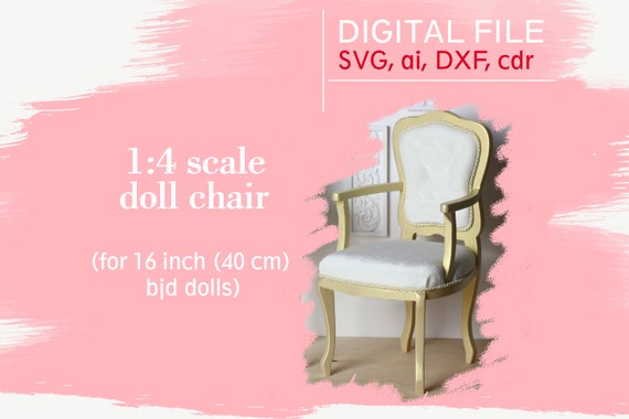 Digital Files Dollhouse Furniture Svg Doll Furniture 1/4 - Etsy