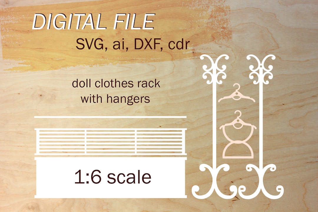 Dollhouse Furniture Svg, Doll Furniture SVG, Digital Doll Rack ...
