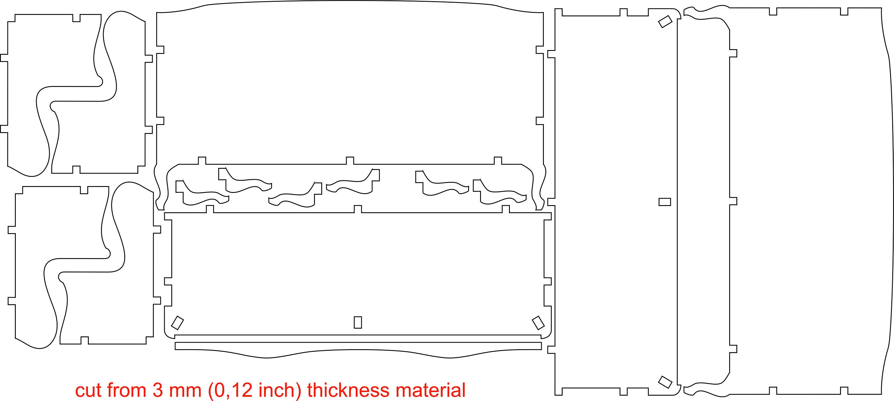1:6 Doll Furniture Svg Digital Doll Furniture Diy Doll - Etsy