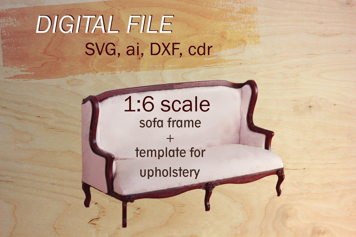 1:6 Doll Furniture Svg Digital Doll Furniture Diy Doll - Etsy