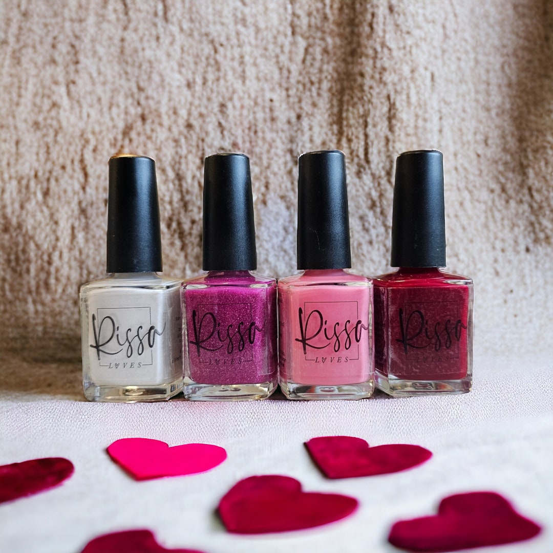 Valentines Collection Rissa Loves Nail Polish Sweets Hearts Roses Love ...