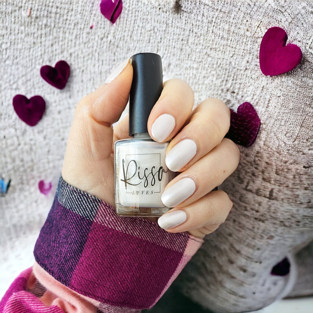 Love Rissa Loves Nail Polish Pearl White Small Batch 10-free Polish ...