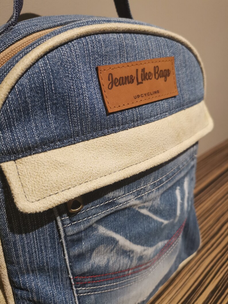 Denim Backpack, Beach Bag, Recycled Jeans, Kids Jeans Backpack , Girls ...