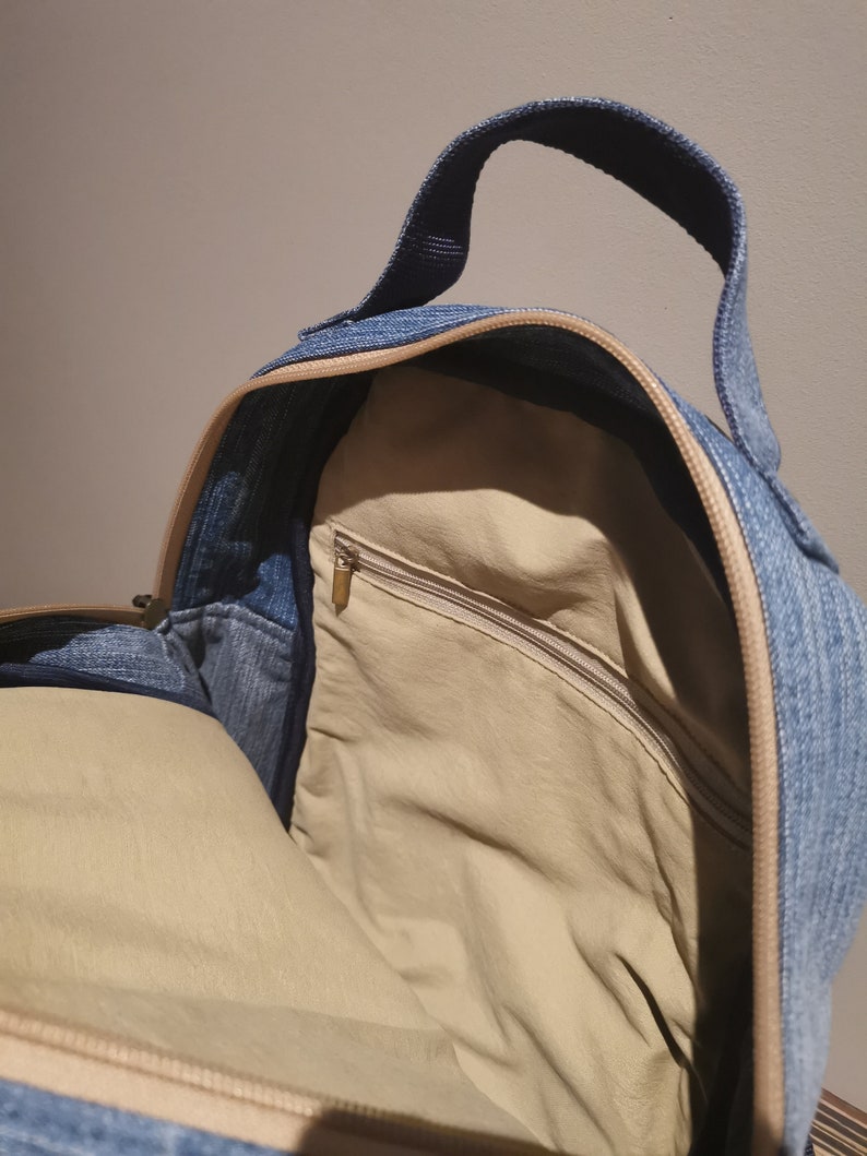 Denim Backpack, Beach Bag, Recycled Jeans, Kids Jeans Backpack , Girls ...