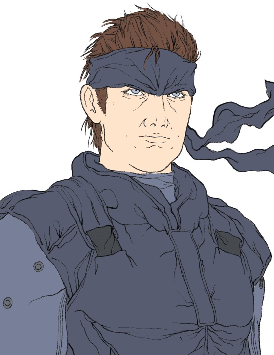 Solid Snake (art Print) - Etsy