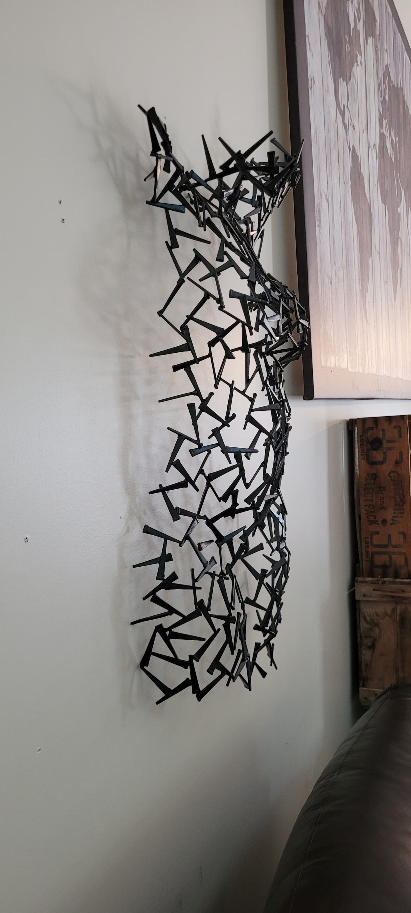 Made to Order. Remarkable Exotic Live Model Metal Body Art for Gallery Home Office Business ...