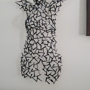 Made to Order. Remarkable Exotic Live Model Metal Body Art for Gallery ...