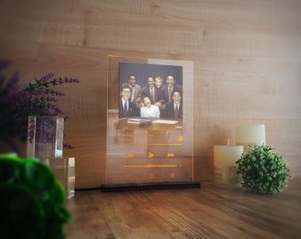 Custom Album Led Light Acrylic Poster Spotify Apple Music Night Lamp ...
