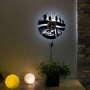 311 Band Wall Clock With Led Light Made Out of Vintage Vinyl Record ...