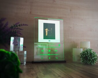 Custom Album Led Light Acrylic Poster Spotify Apple Music Night Lamp ...