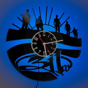 311 Band Wall Clock With Led Light Made Out of Vintage Vinyl Record ...