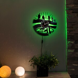 311 Band Wall Clock With Led Light Made Out of Vintage Vinyl Record ...
