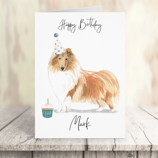 Rough Collie - Etsy