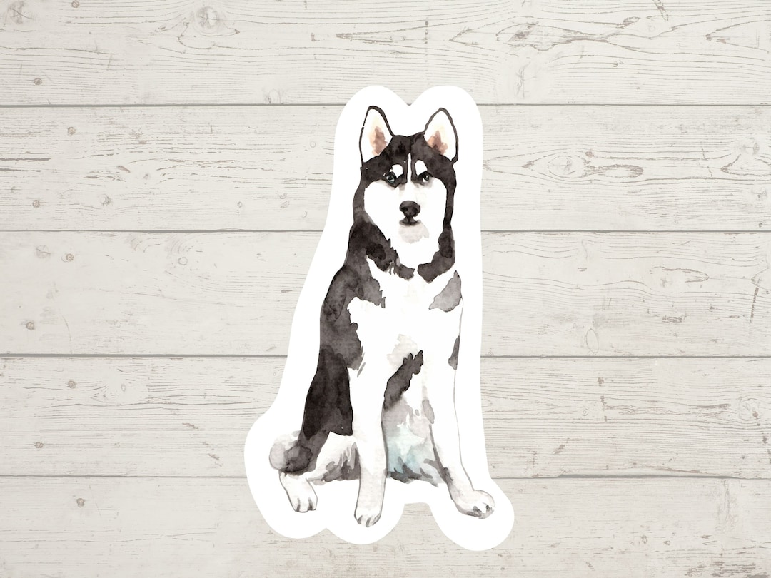 3 X Husky Vinyl Stickers, Dog Mom Sticker, Dog Dad, Dog Lover Gift ...
