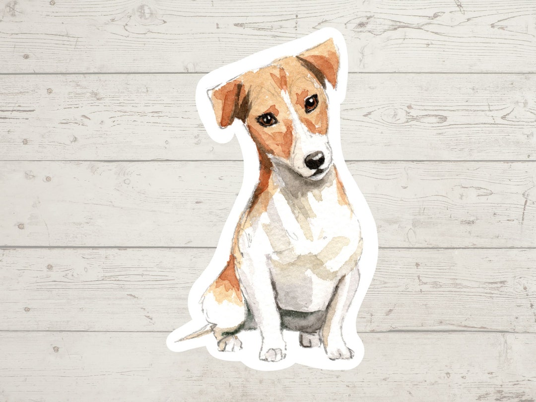 3 X Jack Russell Vinyl Stickers, Dog Mom Sticker, Dog Lover Gift ...
