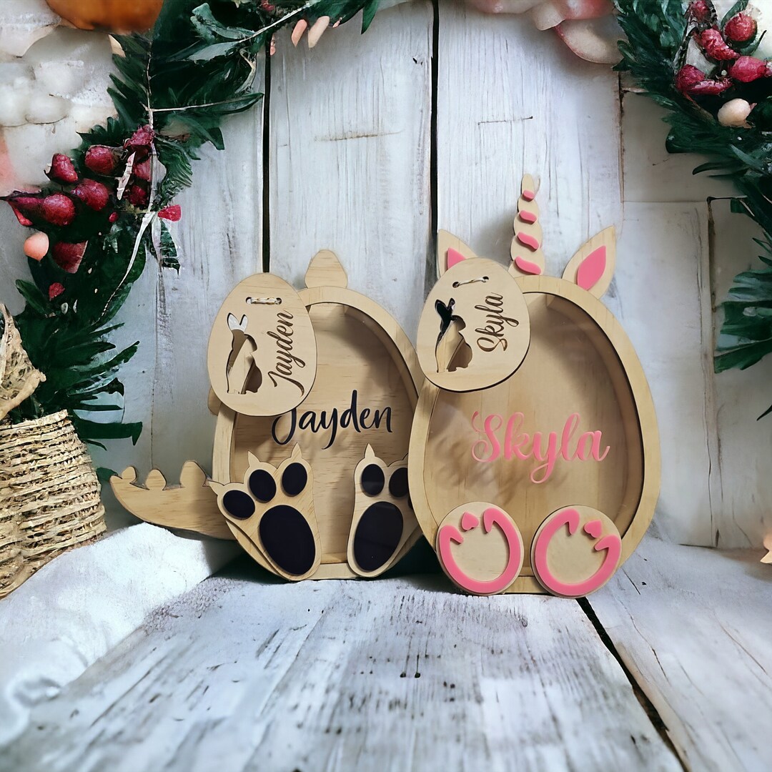 Easter Egg Money Drop Boxes Chocolate Drop Boxes Money Box Easter Gifts ...