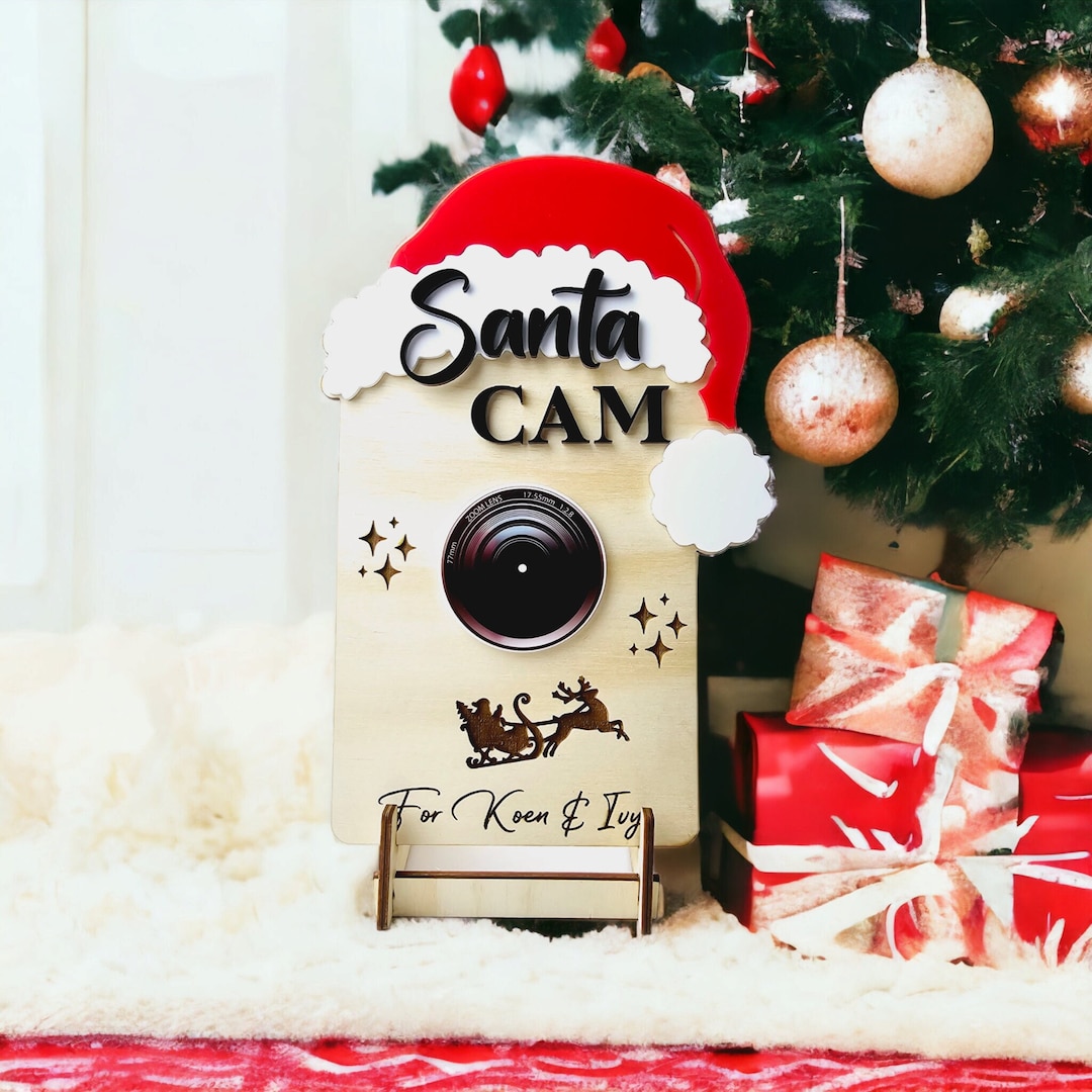 Santa Cam Christmas Elf Cam Christmas Keepsakes Personalized Ornament ...