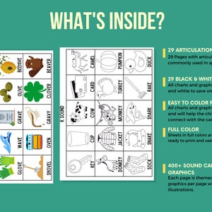 Speech Articulation Cards Learning Printable Flash Cards for Kids ...