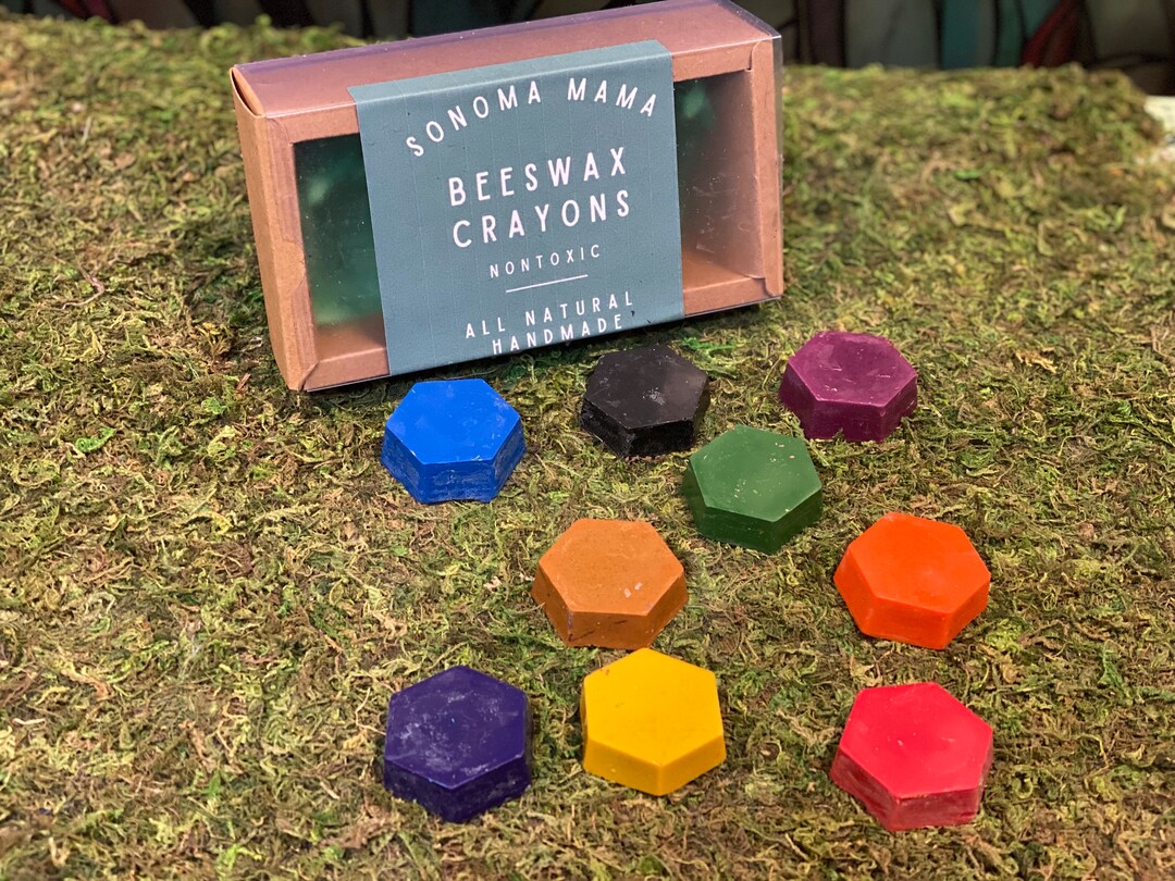 Beeswax Crayons Hexagon Crayon Shapes for Kids and Toddlers - Etsy