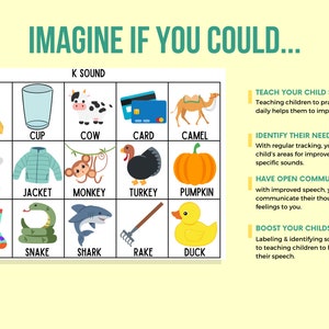 Speech Articulation Cards Learning Printable Flash Cards for Kids ...