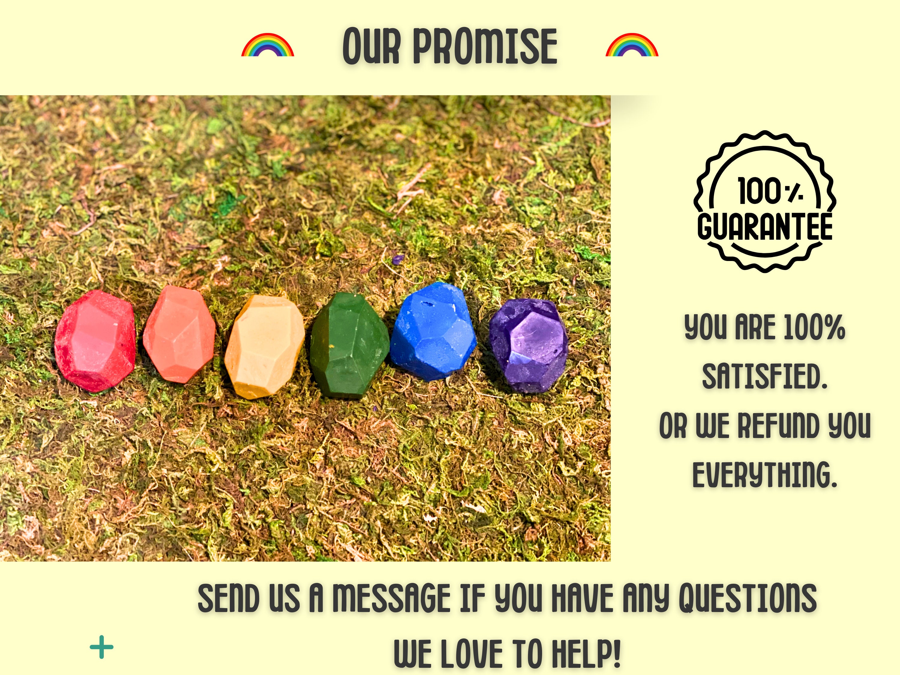 Beeswax Crayons Hexagon Crayon Shapes for Kids and Toddlers Gift for ...