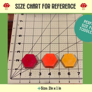 Beeswax Crayons Hexagon Crayon Shapes for Kids and Toddlers Gift for ...