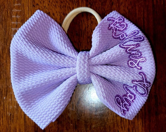 Personalized Bow Big Bow Headbands Big Bow Head Wraps - Etsy