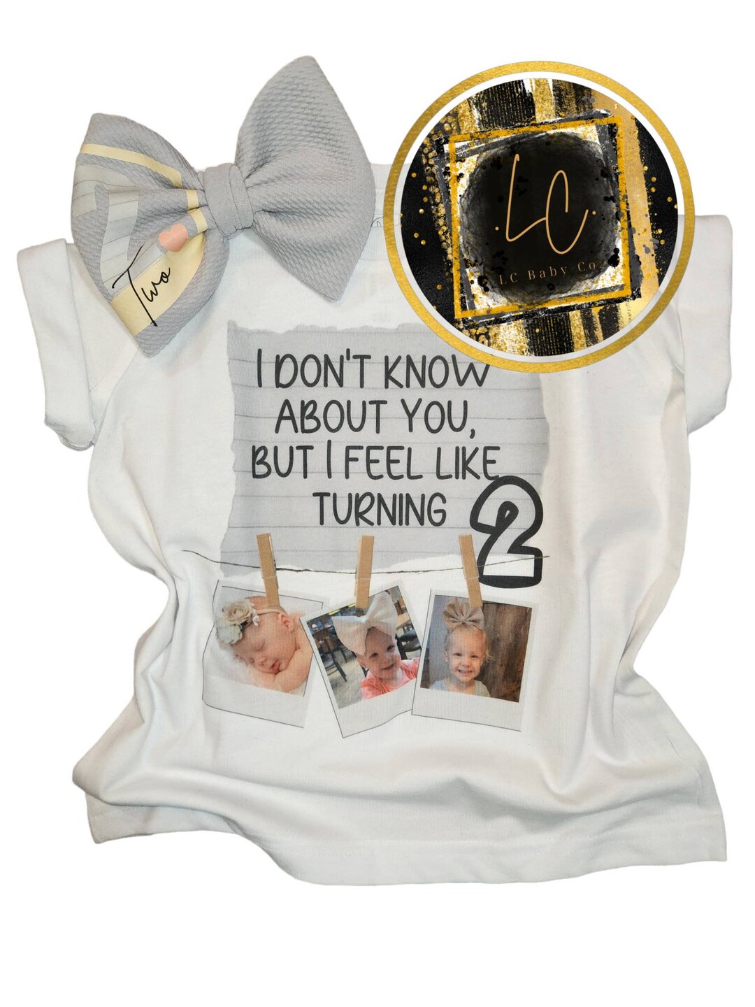 Turning Two Birthday Tee, Progression Birthday Shirt, I Feel Like ...