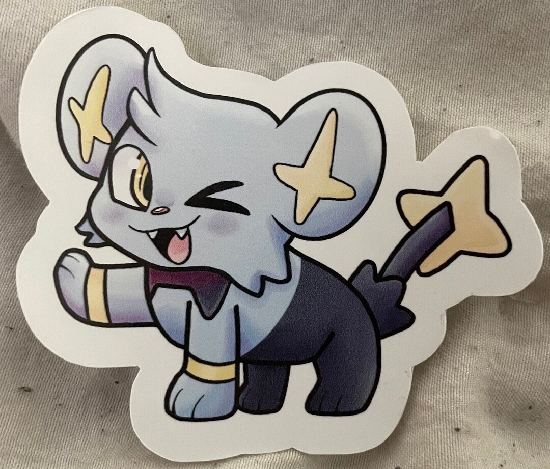Pokemon Shinx Vinyl Sticker - Etsy
