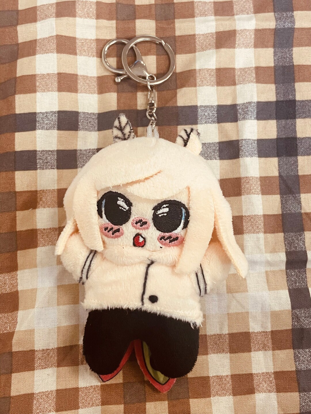 Original Character | Eclipse the Luna Moth Keychain Plush - Etsy