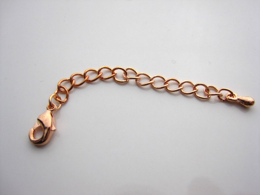 2 Inch Extender, Ready to Use, Rose Gold Plated Extender With Lobster ...