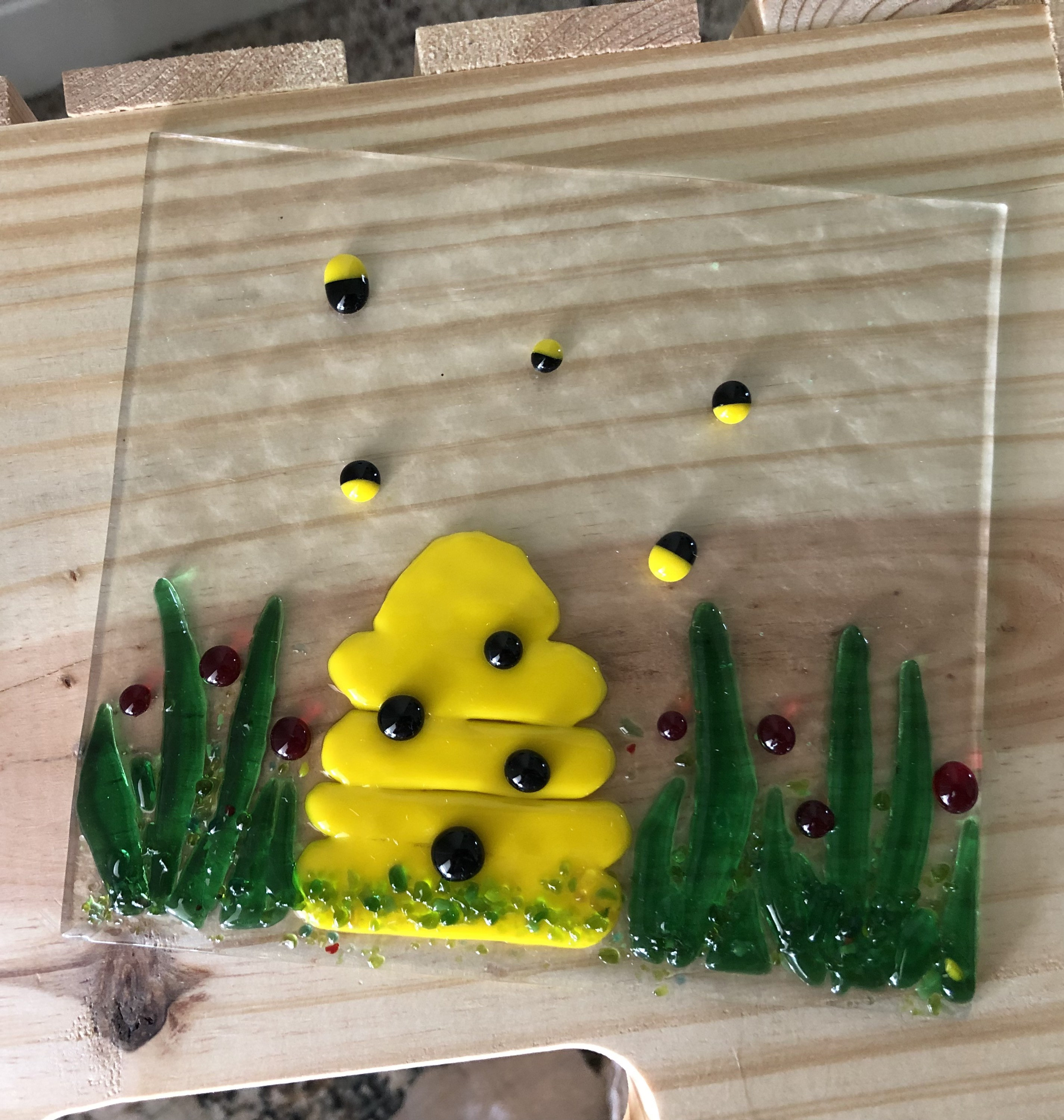 Busy Bee Suncatcher - Etsy