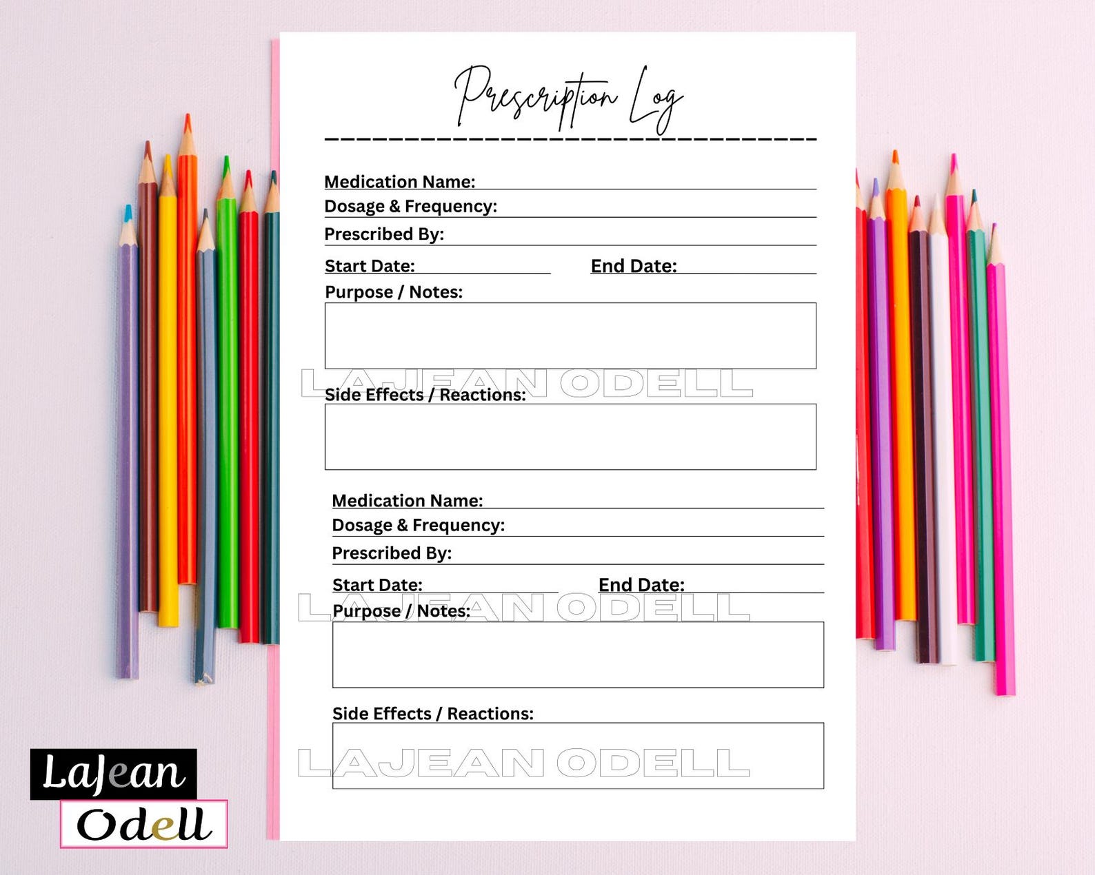 Mind Map Wellness Appointments and Reflections Journal PDF - Etsy