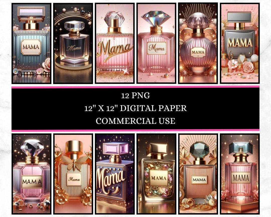 3D Mama Digital Paper Png - Etsy