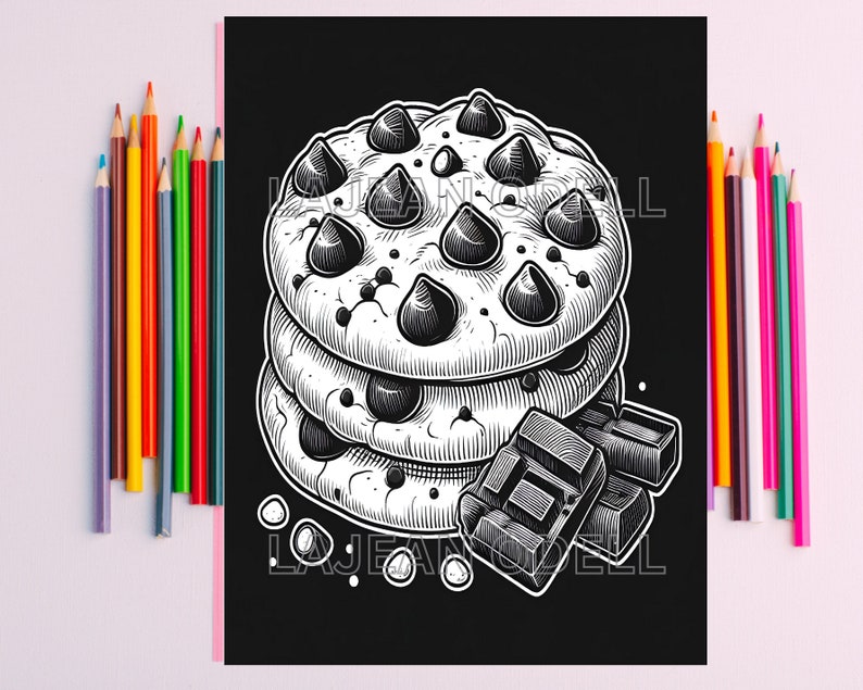 Blackout Bakery Delight Coloring Book Pdf - Etsy