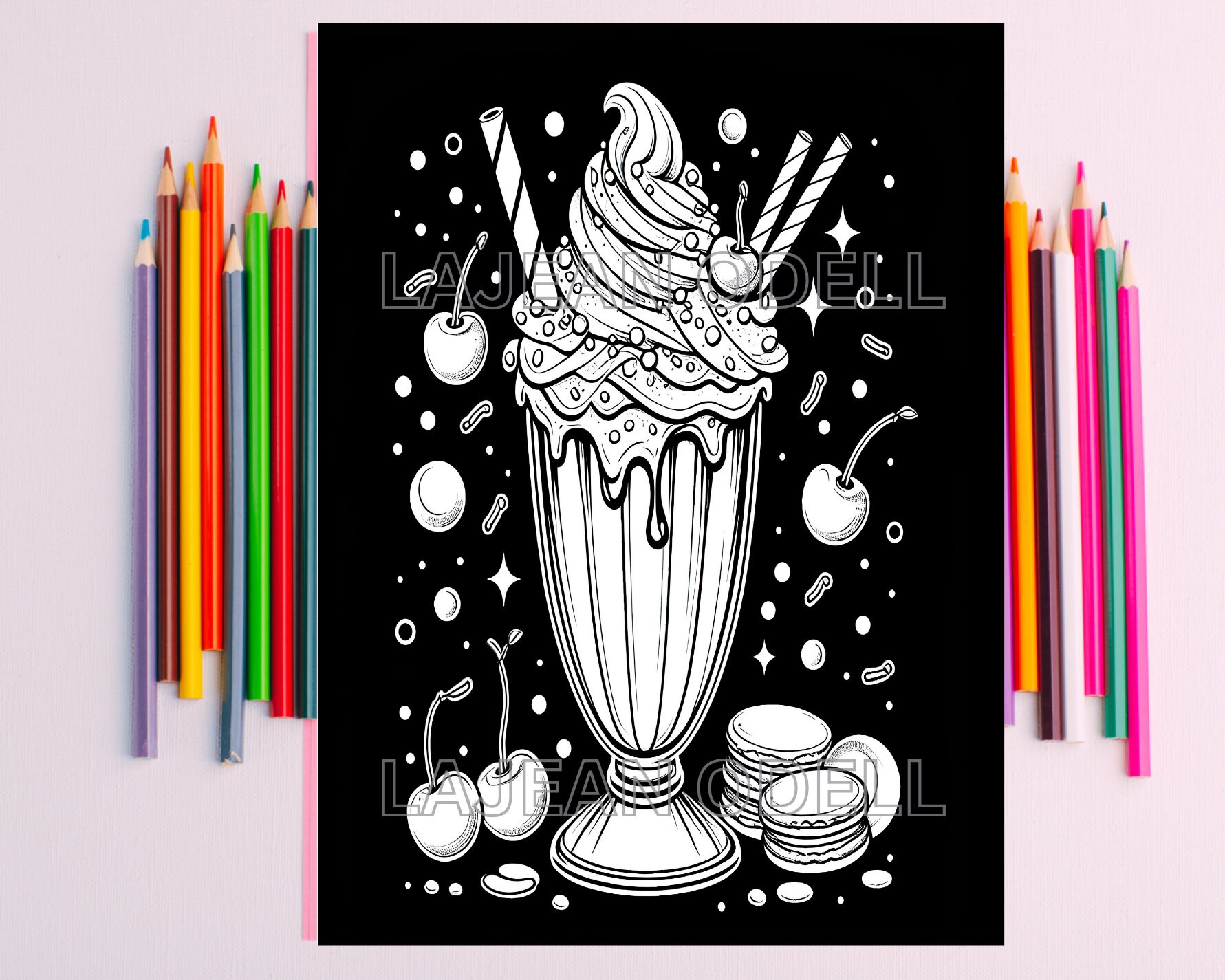 Blackout Bakery Delight Coloring Book Pdf - Etsy