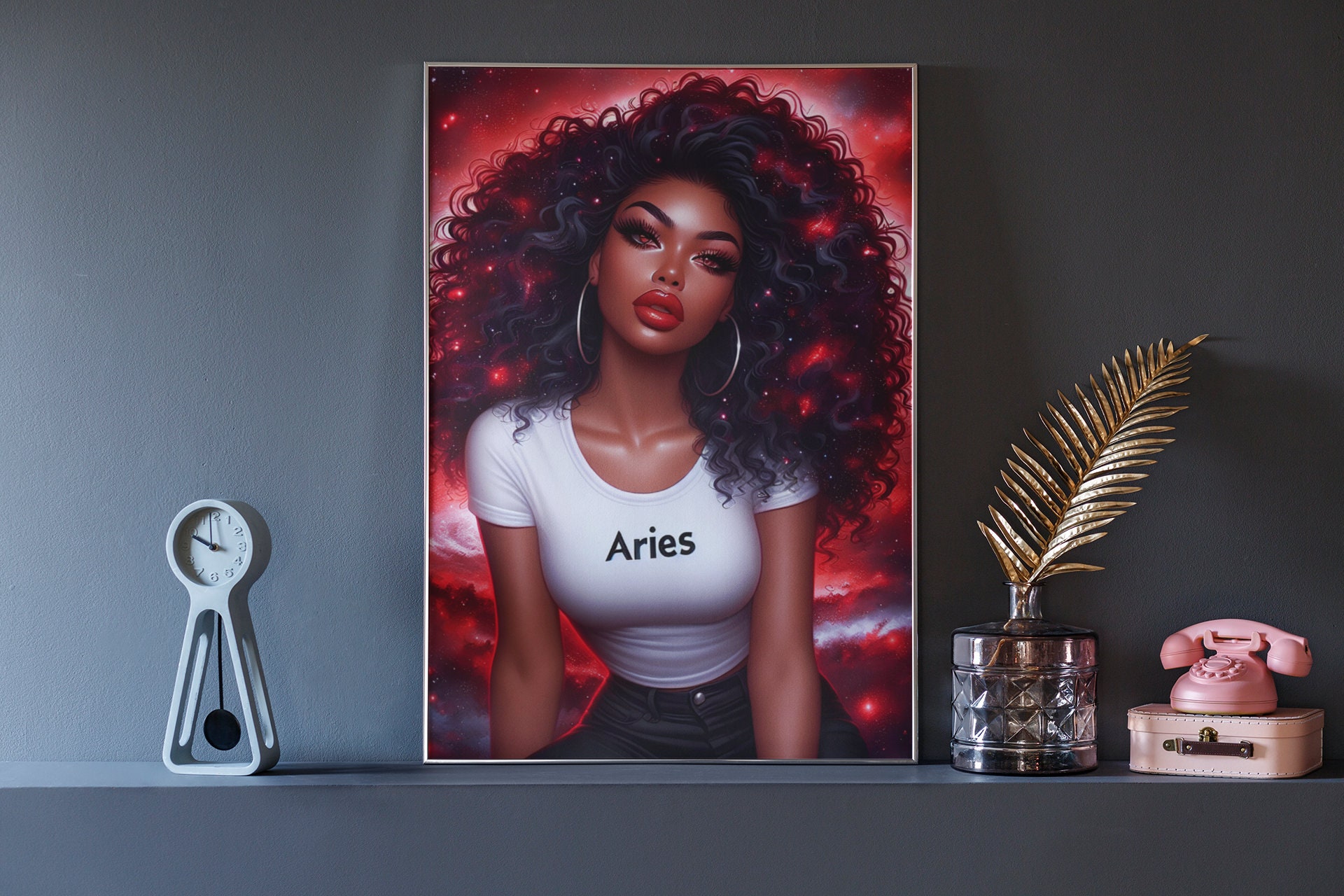 Cosmic Aries Digital Paper Png - Etsy