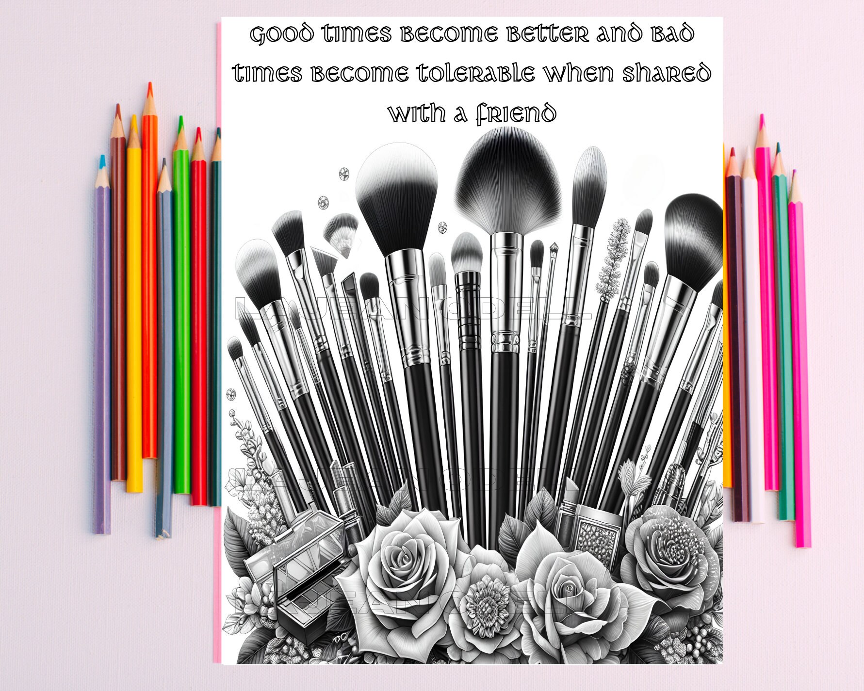 Coloring With My Bestie Coloring Book With Friendship Affirmations Pdf ...