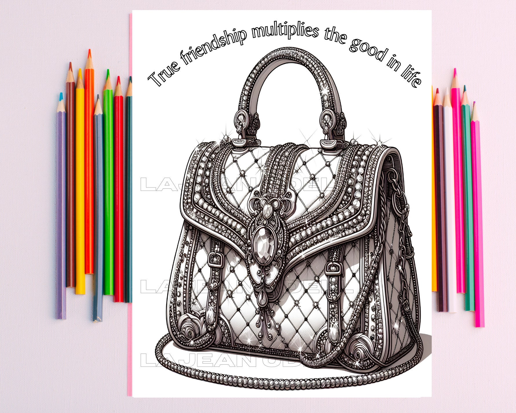 Coloring With My Bestie Coloring Book With Friendship Affirmations Pdf ...