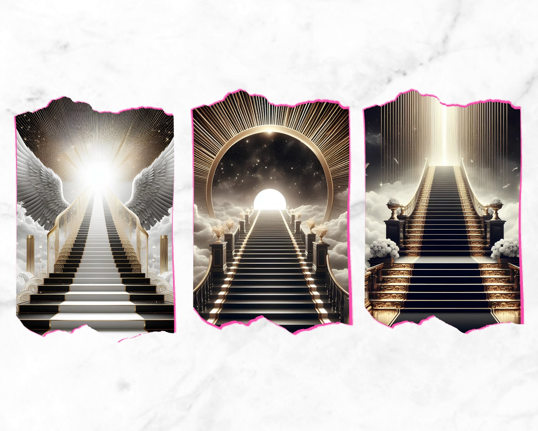 Black White and Gold Funeral and Remembrance Memorial Digital Paper - Etsy