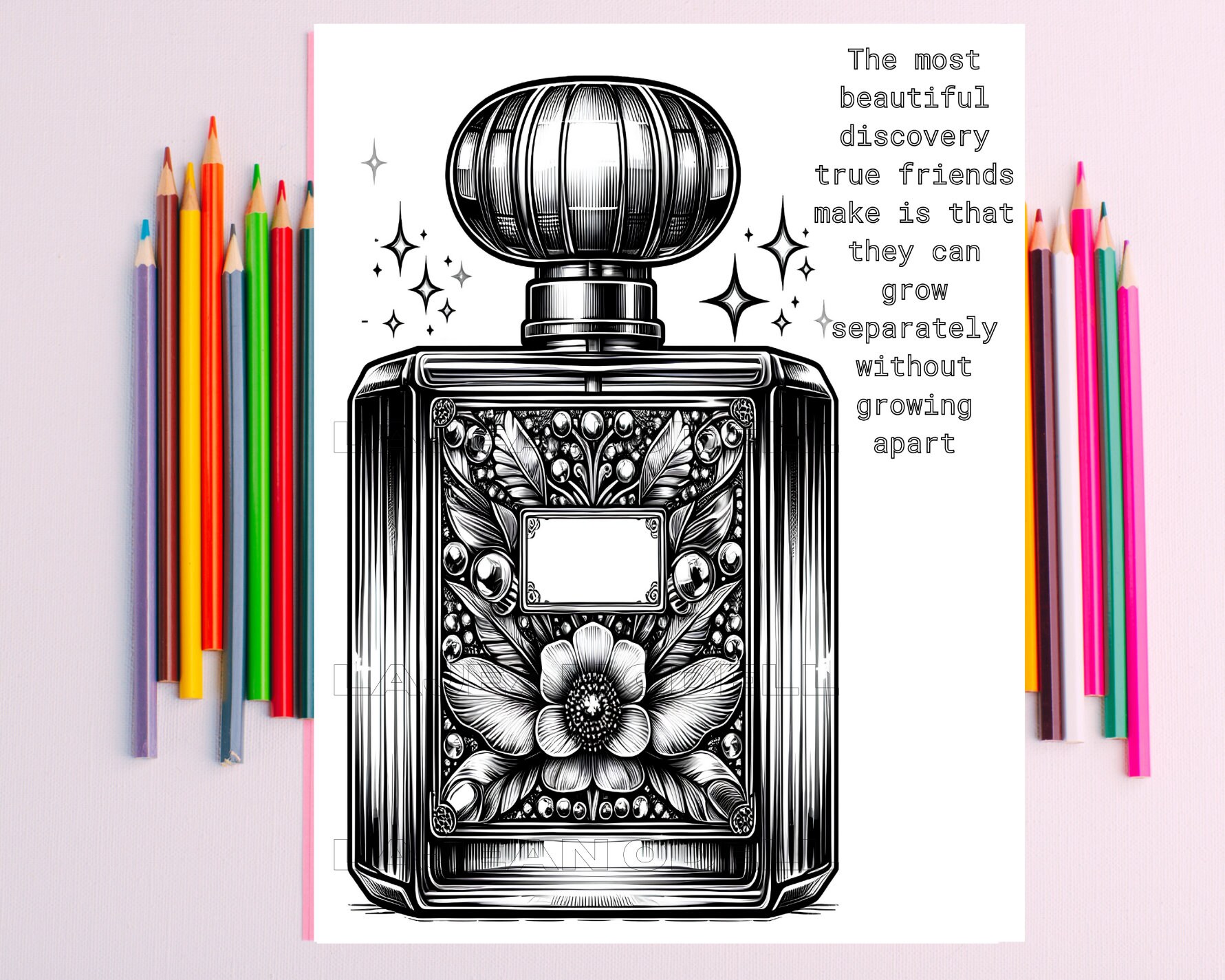 Coloring With My Bestie Coloring Book With Friendship Affirmations Pdf ...