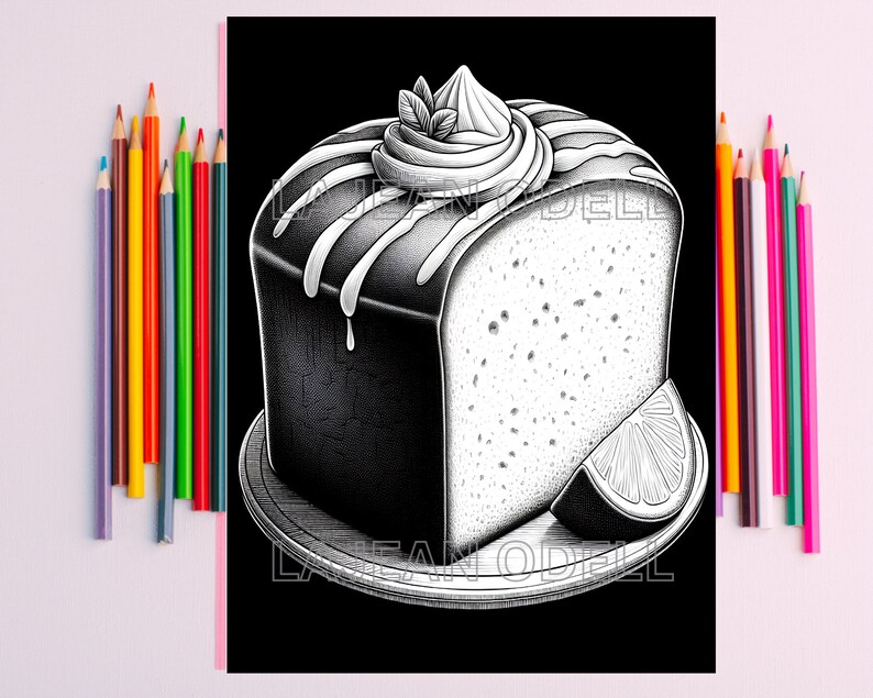 Blackout Bakery Delight Coloring Book Pdf - Etsy