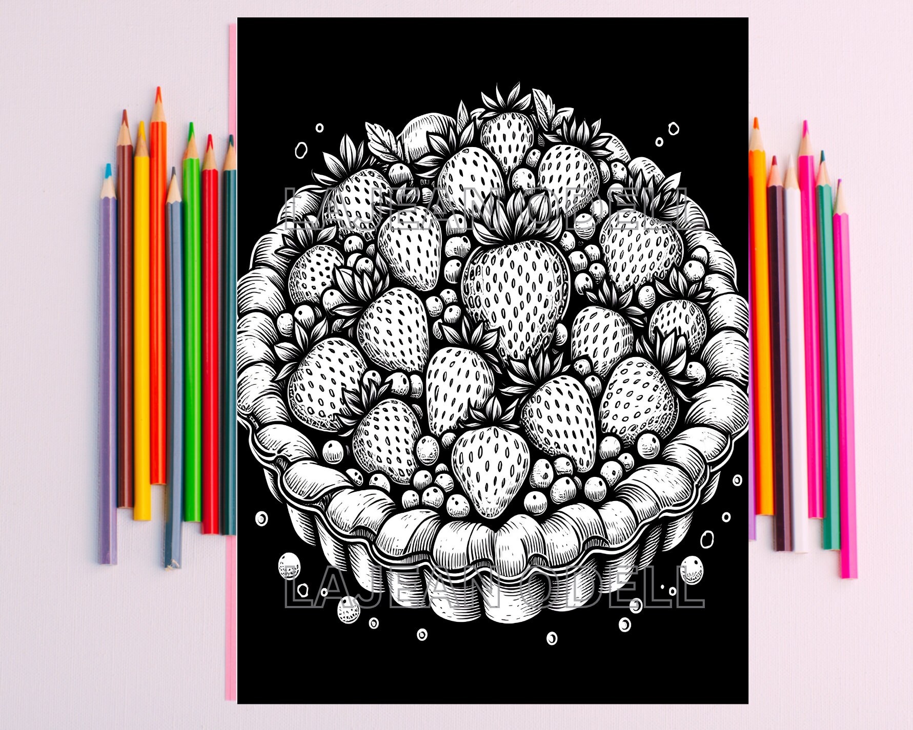 Blackout Bakery Delight Coloring Book Pdf - Etsy